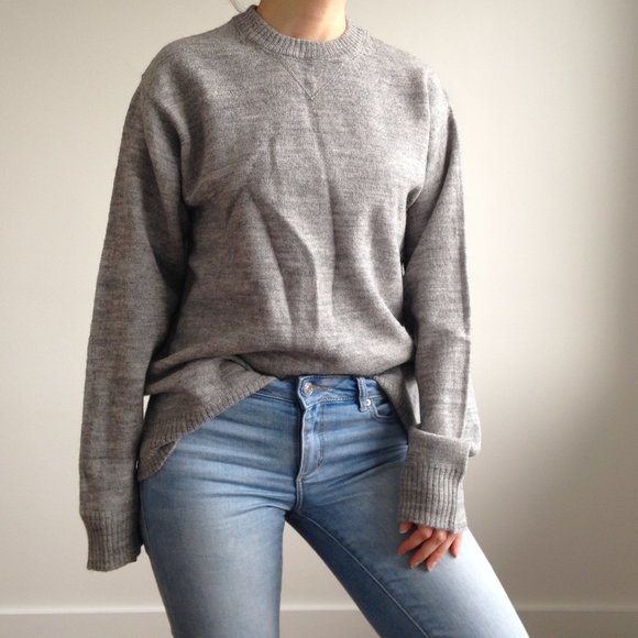 GAP | Sweaters | Gap 0 Wool Light Grey Sweater | Poshmark